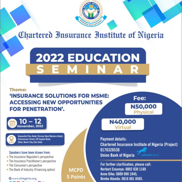 Media - CHARTERED INSURANCE INSTITUTE OF NIGERIA
