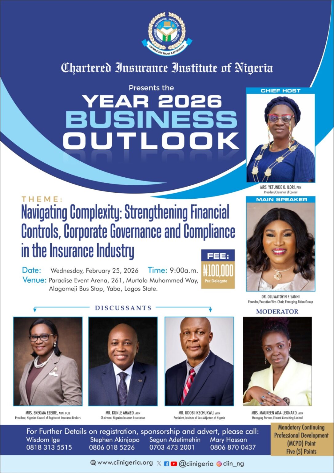 YEAR 2026 BUSINESS OUTLOOK - CHARTERED INSURANCE INSTITUTE OF NIGERIA
